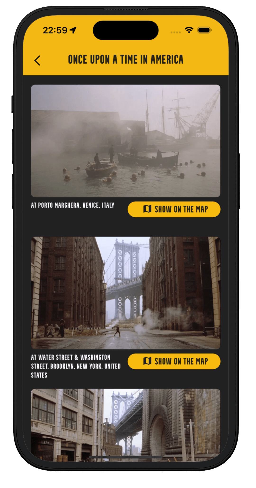 Map and Movies - Explore your favourite movie locations