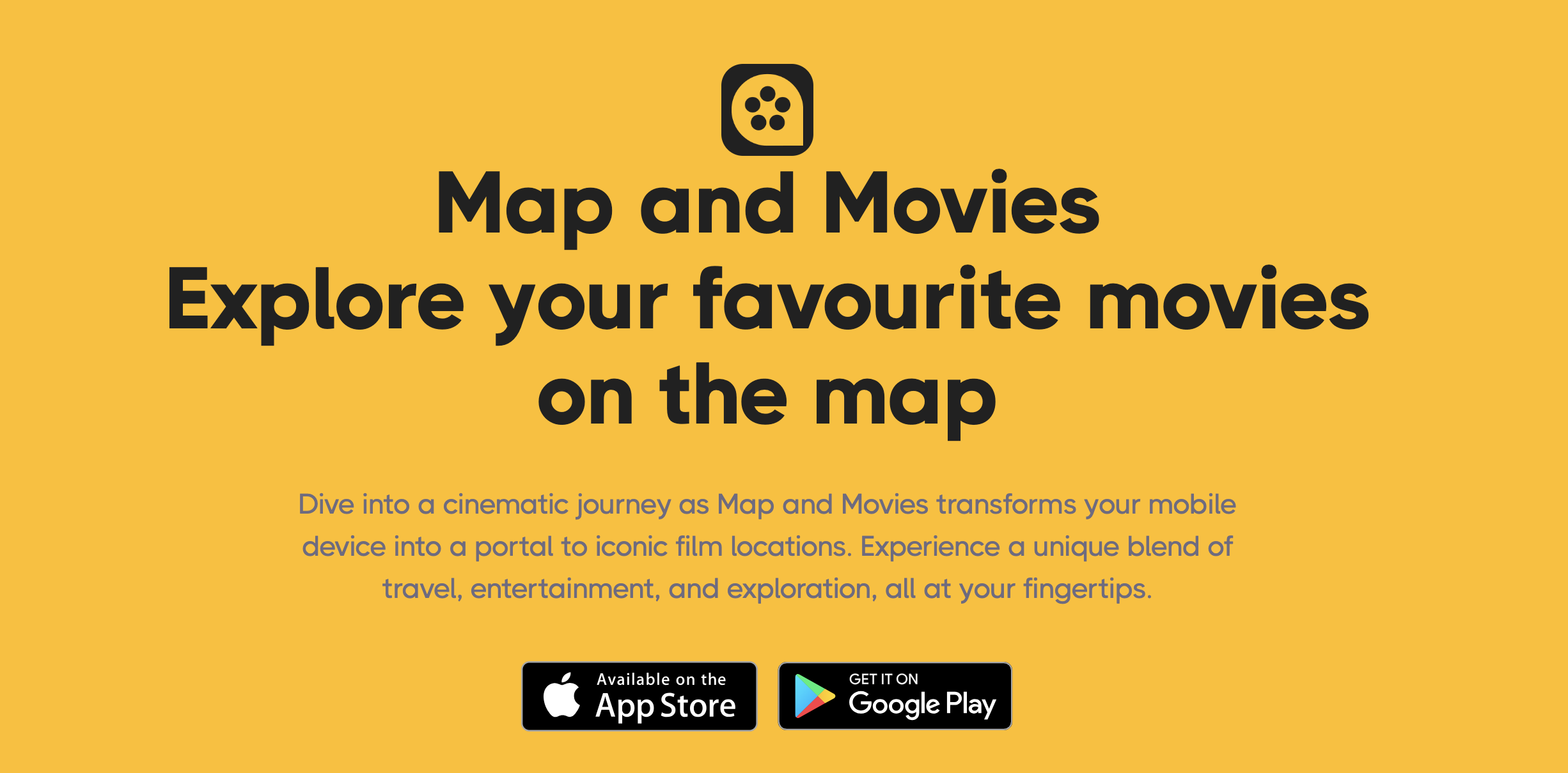 Map and Movies - Explore your favourite movie locations